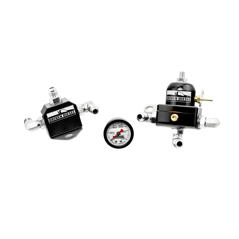 Driven Diesel Fuel Bowl Delete Regulated Return Fuel System Kit - 6.0 ...