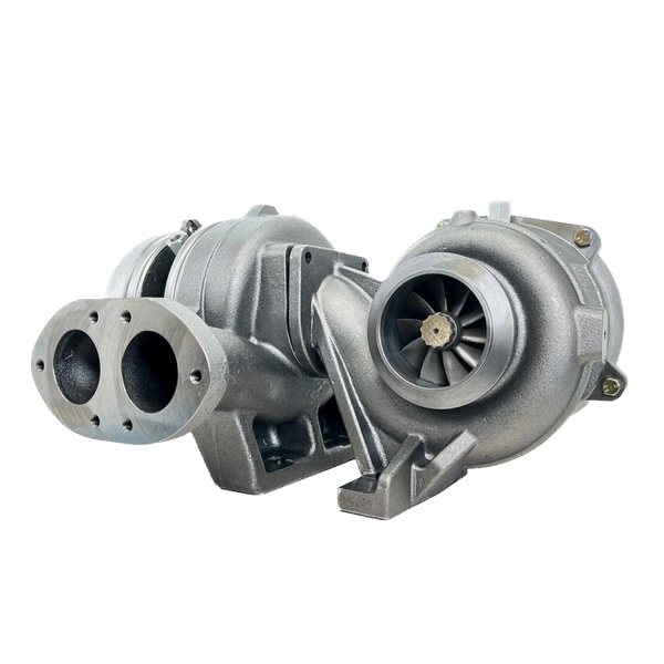 KC Fusion Compound Turbos - (Stage 1 High Pressure & Stage 1 & 2 Low P ...