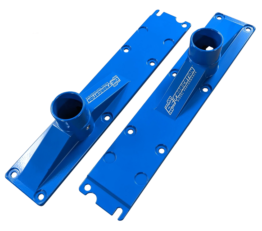 CNC Fab 8 Bolt Billet Intake Plenums - 7.3 Powerstroke (1994.5-1995 ...